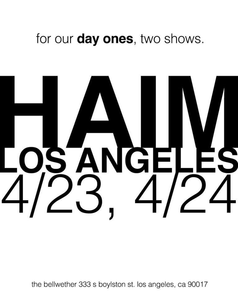 ¡HAIM anuncia dos conciertos exclusivos para Los Ángeles! - Sopitas USA